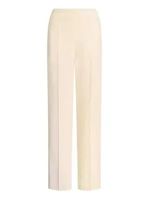 Alberta Ferretti Pressed-crease Trousers - Neutrals