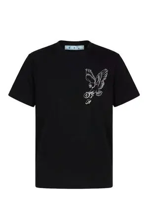 Off-White Eagle-print T-shirt - Black
