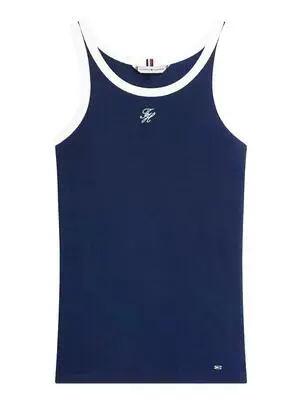 Tommy Hilfiger Ribbed Tank - Blue