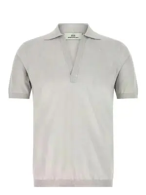 RIVIERA Open-collar Polo Shirt - Grey
