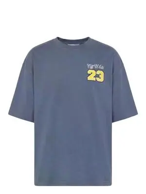 Off-White Logo-print T-shirt - Blue