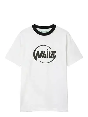 Off-White Graphic-print Ringer T-shirt - White