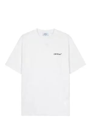 Off-White Arrows-print Cotton T-shirt - White