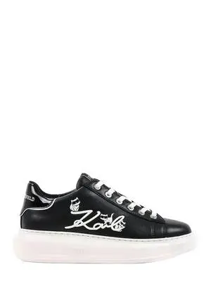 KARL LAGERFELD Karl Lagerfeld Logo-Embroidered Platform Sneakers