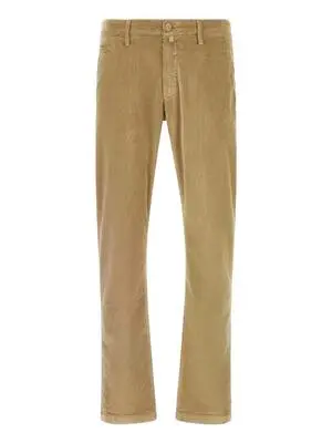 Jacob Cohen Bobby Corduroy Chino Trousers - Neutrals
