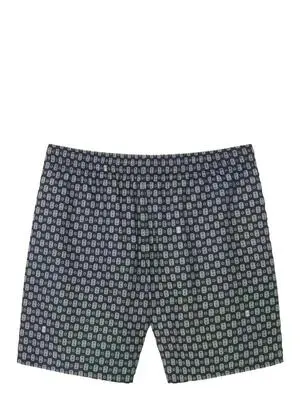 Lacoste Tennis Print Shorts - Blue
