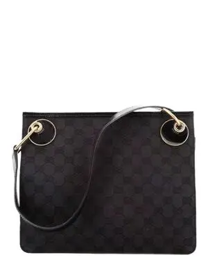 Gucci Gg Canvas Small Messenger Bag - Black