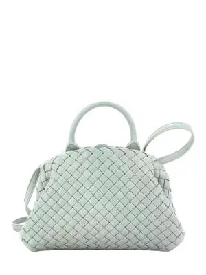 Bottega Veneta Padded Handle Tote Intrecciato Nappa Mini Satchel - Green