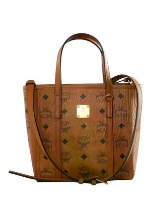Mcm Toni Visetos Tote Bag - Brown