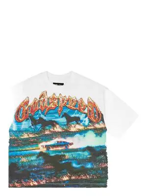 GODSPEED Horsepower Graphic-print T-shirt - White