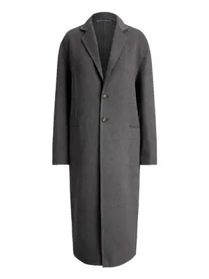 Polo Ralph Lauren Single-breasted Long Coat - Grey
