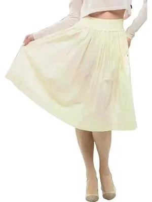 Woolrich Pleated Flared Midi Skirt - Neutrals