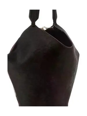 Khaite Lotus Sculptural Tote Bag - Brown