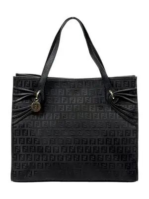 Fendi Top Handles Tote Bag - Black