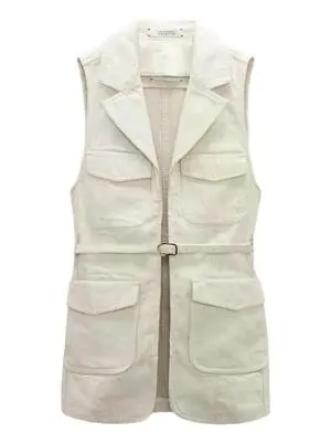 Dorothee Schumacher Summer Of Love Belted Vest - Neutrals