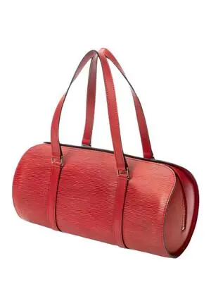 LOUIS VUITTON Soufflot Epi Handbag - Red