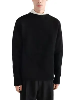 LEMAIRE LEMAIRE Double-Face Virgin Wool Boat Neck Sweater
