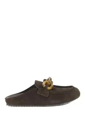 PEDRO GARCIA Bilma Chain-link Mules - Brown