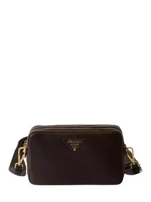 Prada Small Leather Shoulder Bag - Brown