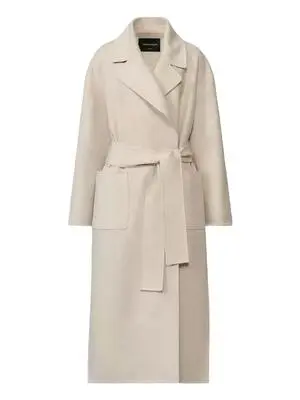 Fabiana Filippi Belted Notch-lapel Coat - Neutrals