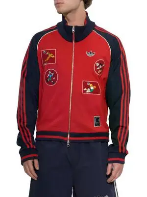 Adidas X Disney X Brain Dead Patch-detail Sweatshirt - Red