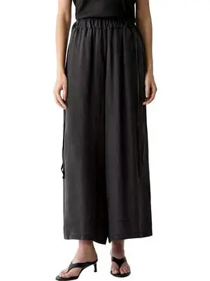 VICOLO Wide Leg Trousers - Black