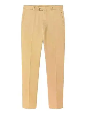 PT TORINO Tailored Straight-leg Trousers - Neutrals