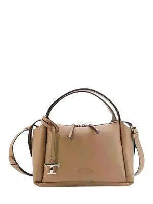 TOD'S Timeless Leather Tote Bag - Neutrals