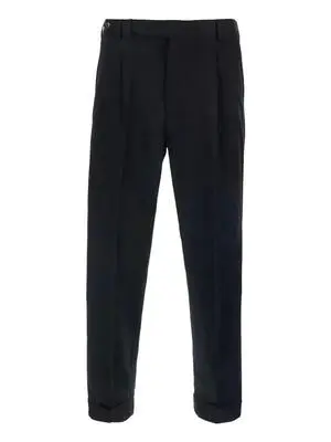PT TORINO PT Torino Pleated Turn-Up Trousers