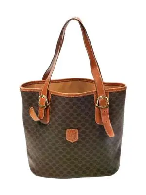 Celine Macadam Bucket Bag - Brown