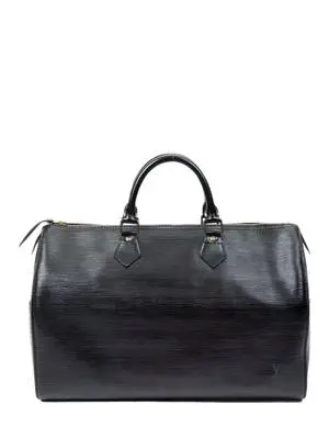 LOUIS VUITTON Epi Speedy 35 Travel Bag - Black