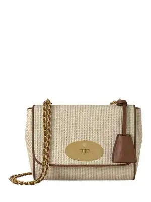 Mulberry Lily Raffia Shoulder Bag - Neutrals
