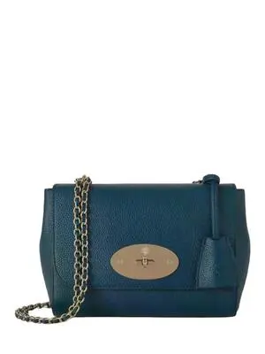 Mulberry Small Lily Grained Shoulder Bag - Blue
