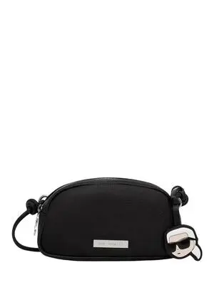 Karl Lagerfeld Logo-plaque Crossbody Bag - Black