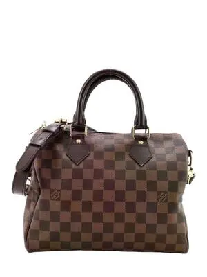 LOUIS VUITTON Speedy Bandouliere Satchel - Brown