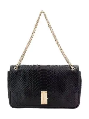 TOM FORD Twist Shoulder Bag - Black