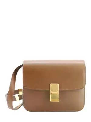 Celine Smooth Leather Teen Shoulder Bag - Brown