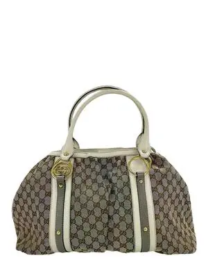 Gucci 2000s Interlocking G Tote Bag - Brown