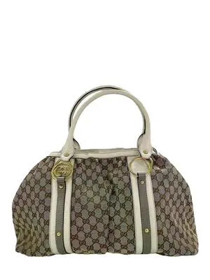 Gucci 2000s Interlocking G Tote Bag - Brown