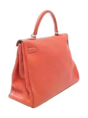 Hermès Hermès Kelly 35 Tote Bag Orange