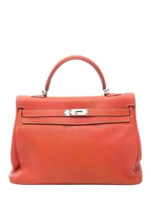 Hermès Hermès Kelly 35 Tote Bag Orange