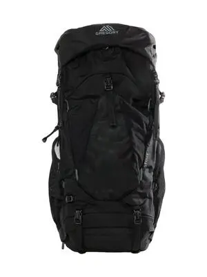 GREGORY Stout Buckle-fastening Mesh-panel Backpack - Black
