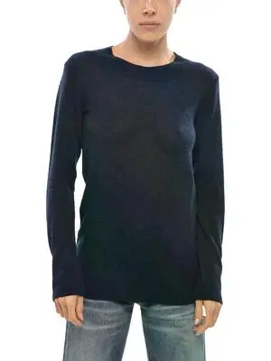 Malo Malo Crew Neck Long Sleeve Sweater Blue