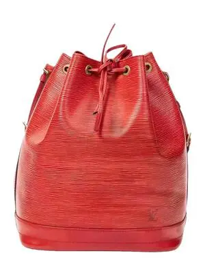LOUIS VUITTON Epi Noé Bucket Bag - Red