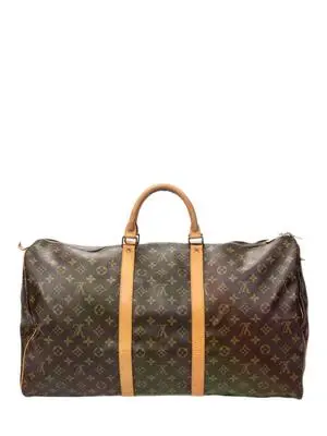 LOUIS VUITTON Keepall 55 Monogram Luggage - Brown