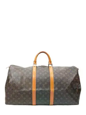 LOUIS VUITTON Keepall Luggage - Brown