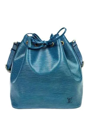 LOUIS VUITTON Noé Épi Bucket Bag - Blue