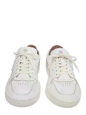 Eleventy Panelled Lace-up Sneakers - Neutrals