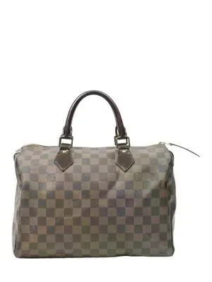LOUIS VUITTON Louis Vuitton Damier Ebene Speedy 30 Brown