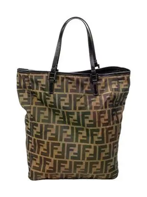Fendi Zucca Canvas Tote Bag - Brown
